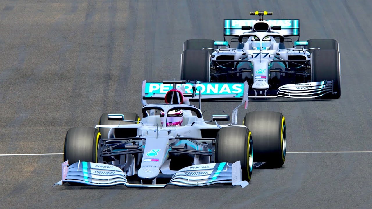 Mercedes F1 2020 vs Mercedes F1 2019 - Monza - YouTube