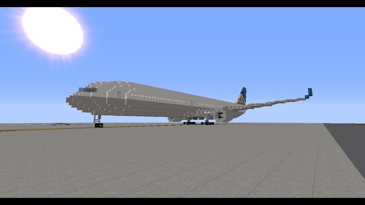 Minecraft: Airbus a350 Pt. 3 [Vehicle Tutorial] - YouTube
