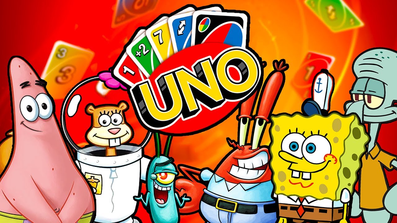 The SpongeBob Gang Plays UNO 1-3 - YouTube