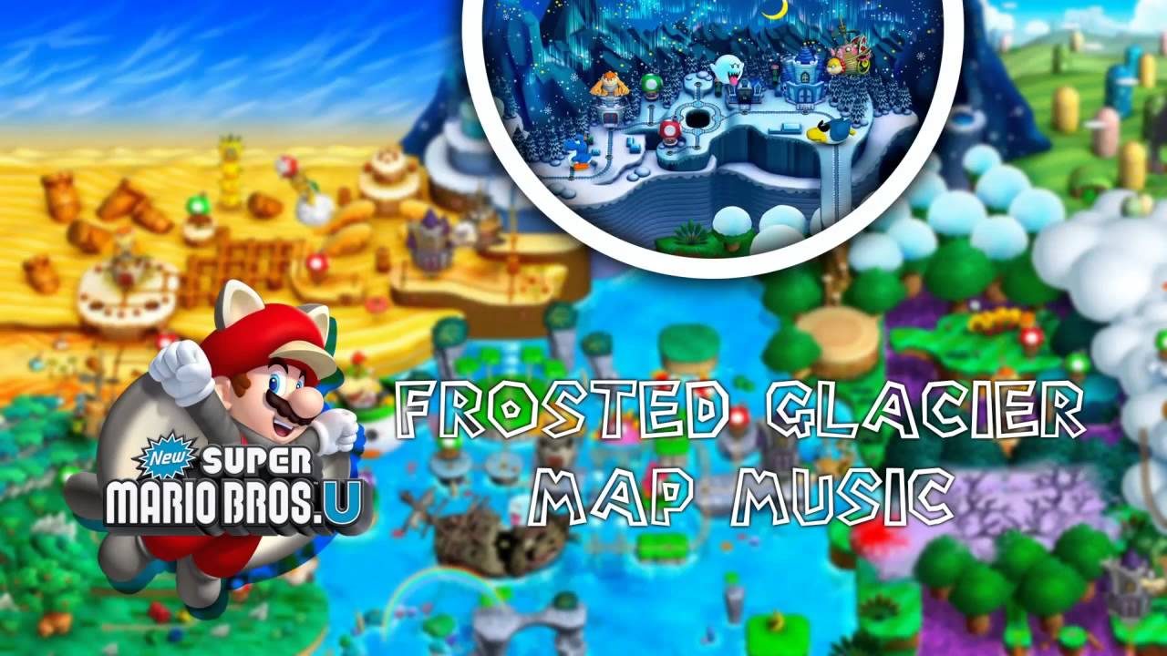 New Super Mario Bros. U - Frosted Glacier Map Music - YouTube
