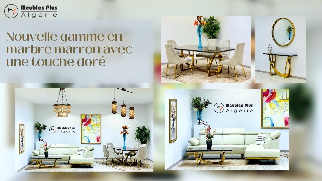 Salle à manger de style Contemporain chez Meubles Plus Algérie. - YouTube