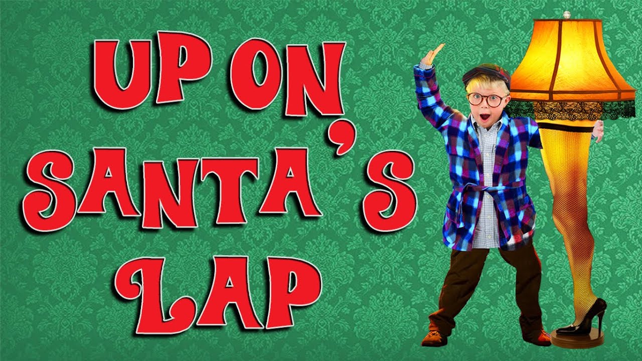 Up On Santa's Lap backing track karaoke instrumental A Christmas Story ...
