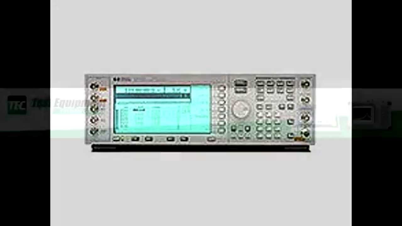 Agilent Keysight E4428C ESG Analog Signal Generator - YouTube