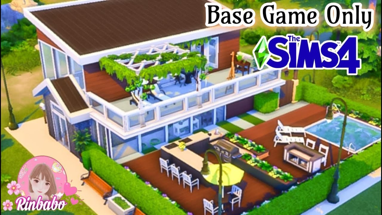 The Sims 4 | Love couple house | base game only |no cc| stop motion ...