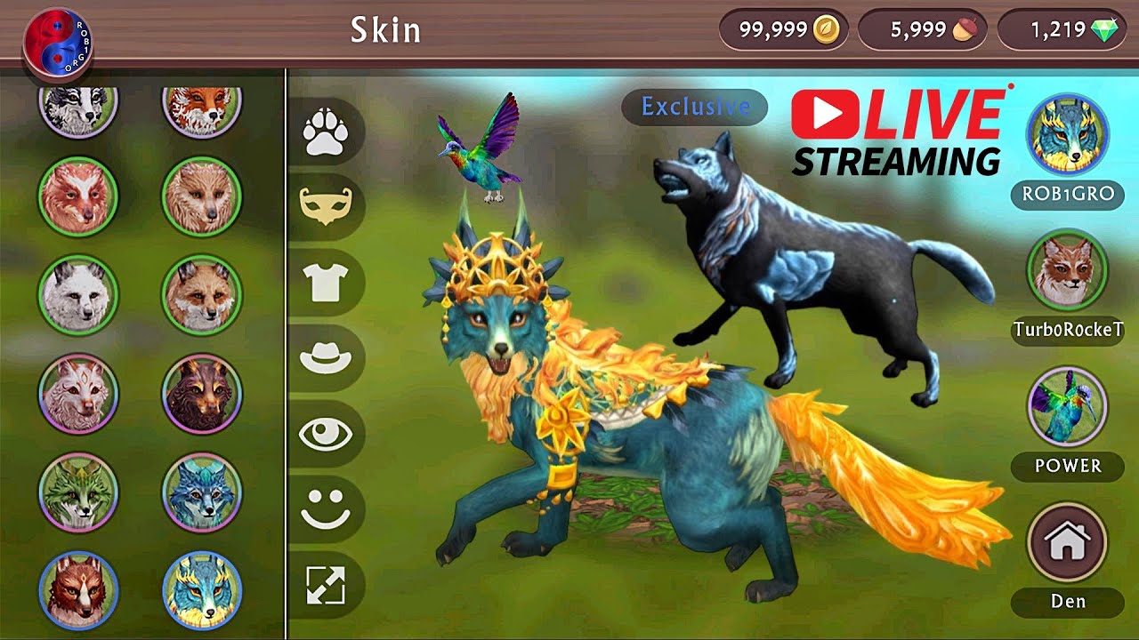 🔴 LIVE | WildCraft: WildPass - Season 4 New Skin Fox & The Wolf: Jungle ...