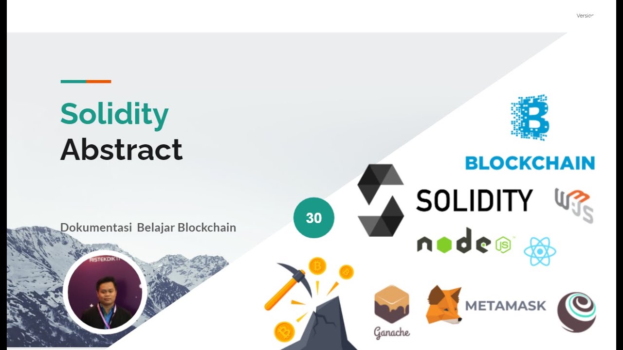 Belajar Blockchain 30 - Solidity Abstract - YouTube