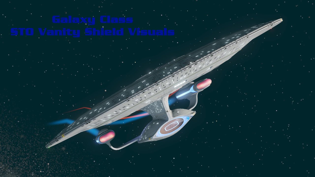 STO Galaxy Class Vanity Shield Visuals - YouTube