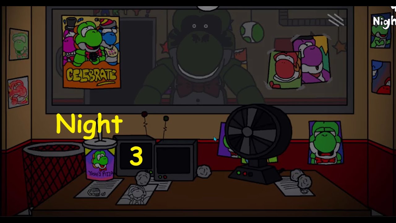 Five Nights At Yoshi's: Night 3 (THE YOSHI BLITZ!) - YouTube
