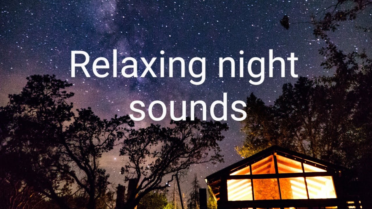 Soothing night sounds (white noise) crickets (1 Hour) - YouTube