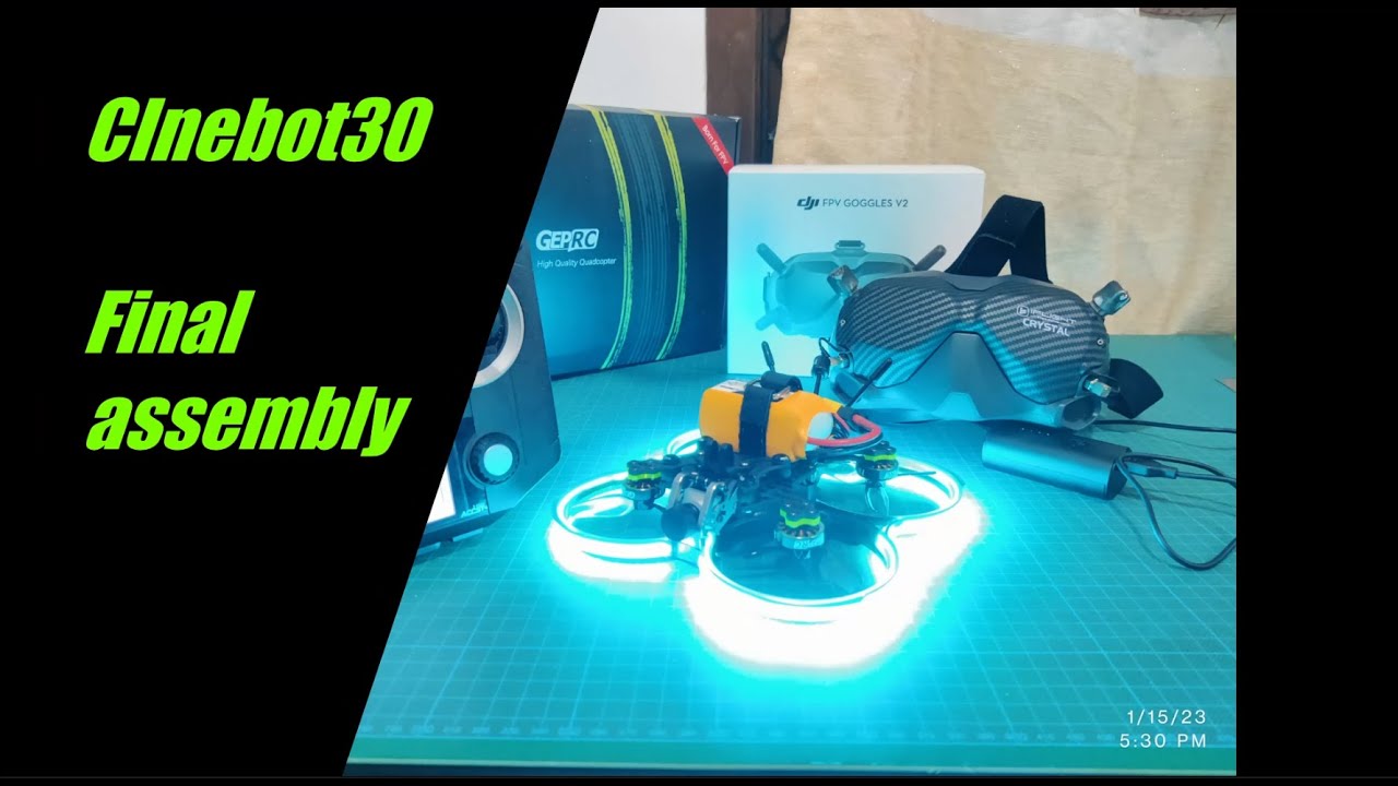 GEPRC CInebot30 6 : Final assembly - YouTube