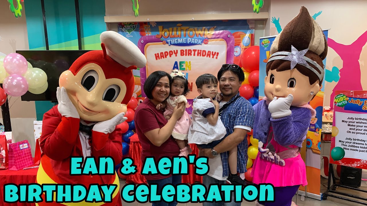 Jollibee Birthday Party Part 1 | Jollibee Jollitown Birthday Party ...