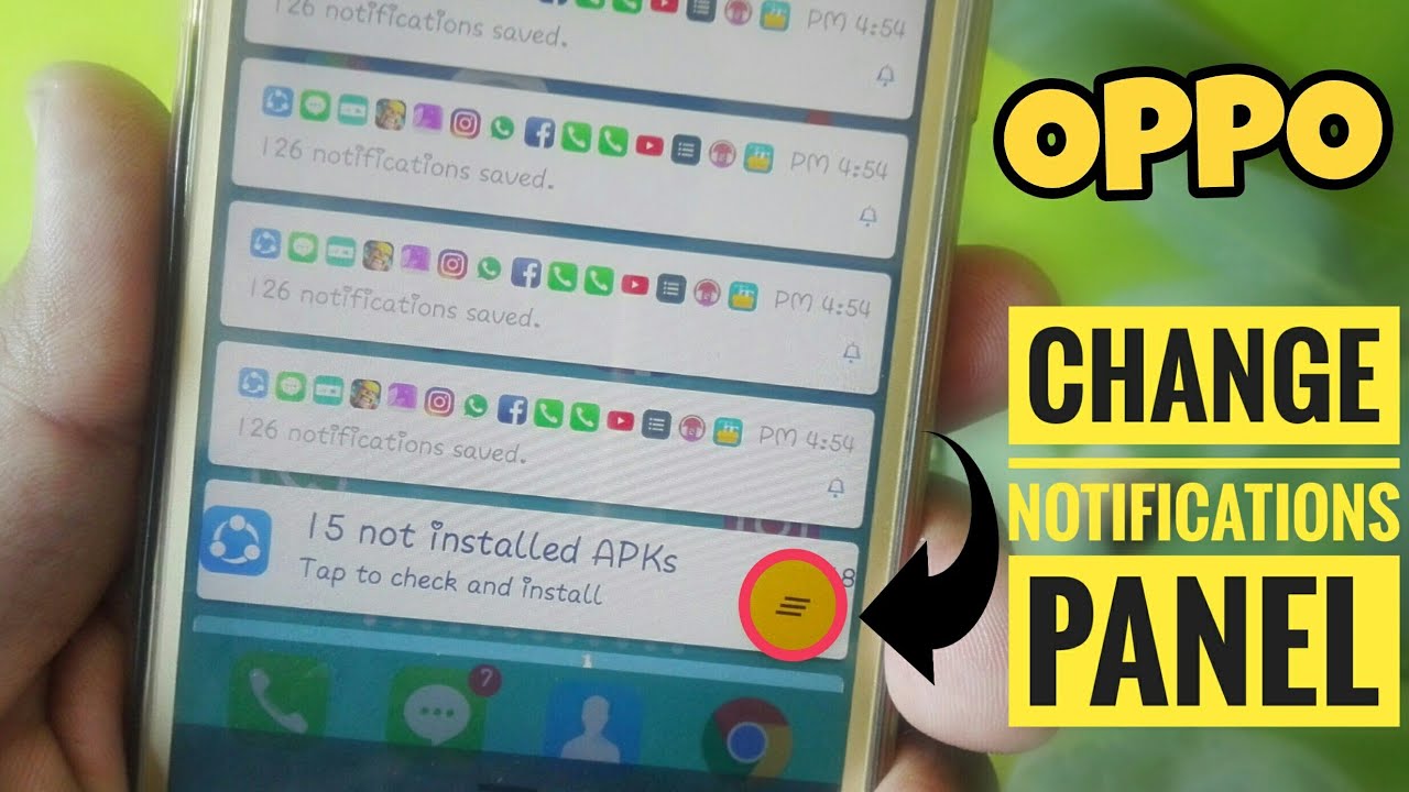 Change Notifications & Status Bar In Oppo Phones - YouTube