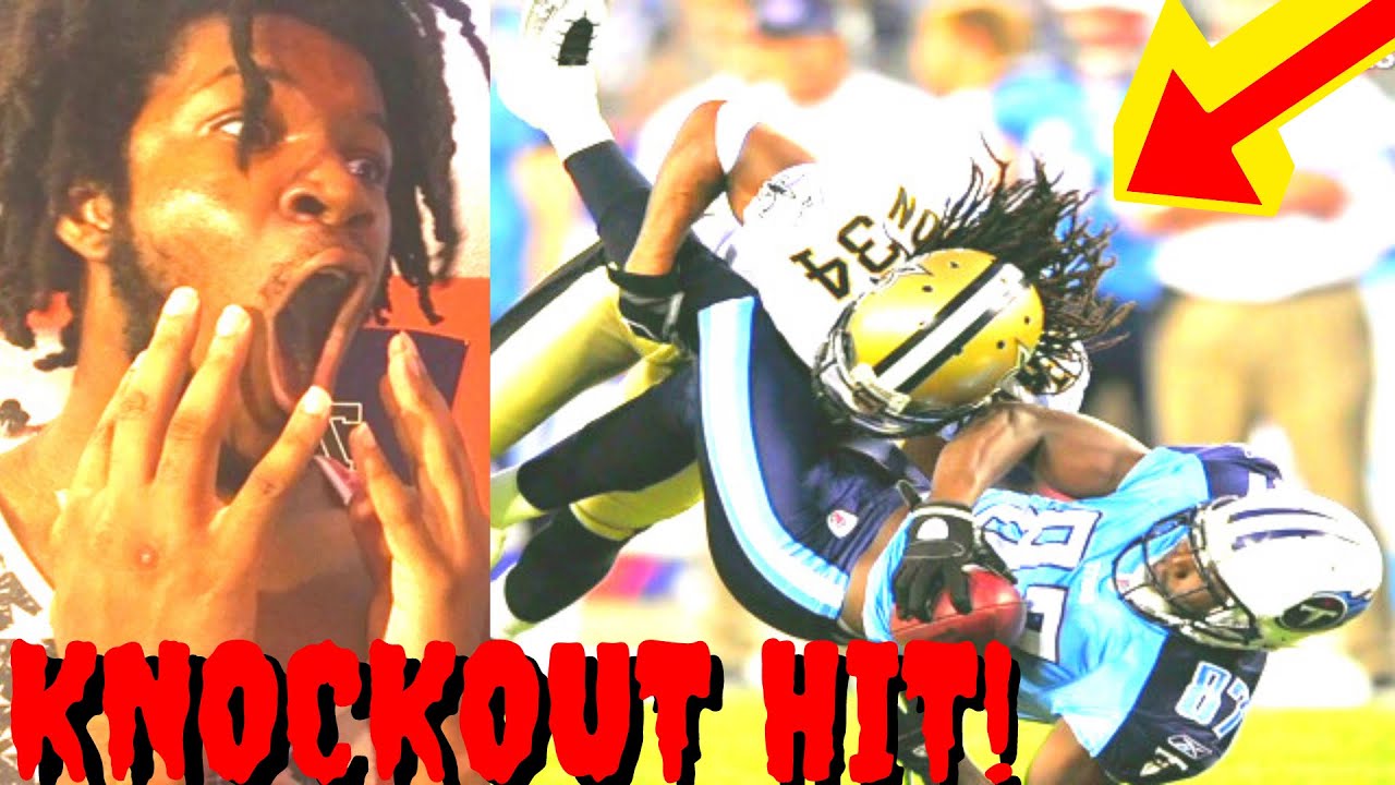 NFL REACTION/FOOTBALL REACTION BIGGEST KNOCKOUT HITS EVER ! - YouTube
