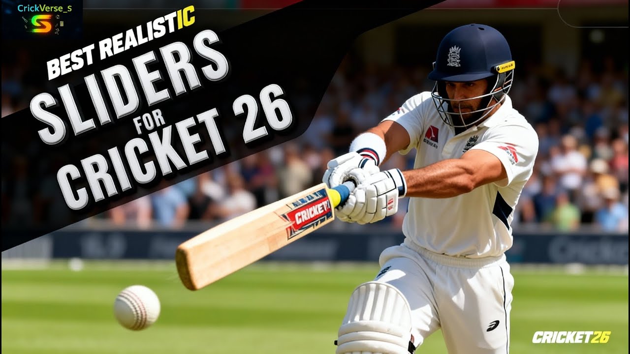 BEST SLIDER SETTINGS FOR REALISTIC GAMEPLAY EXPLAINED T20, ODI, TEST ...