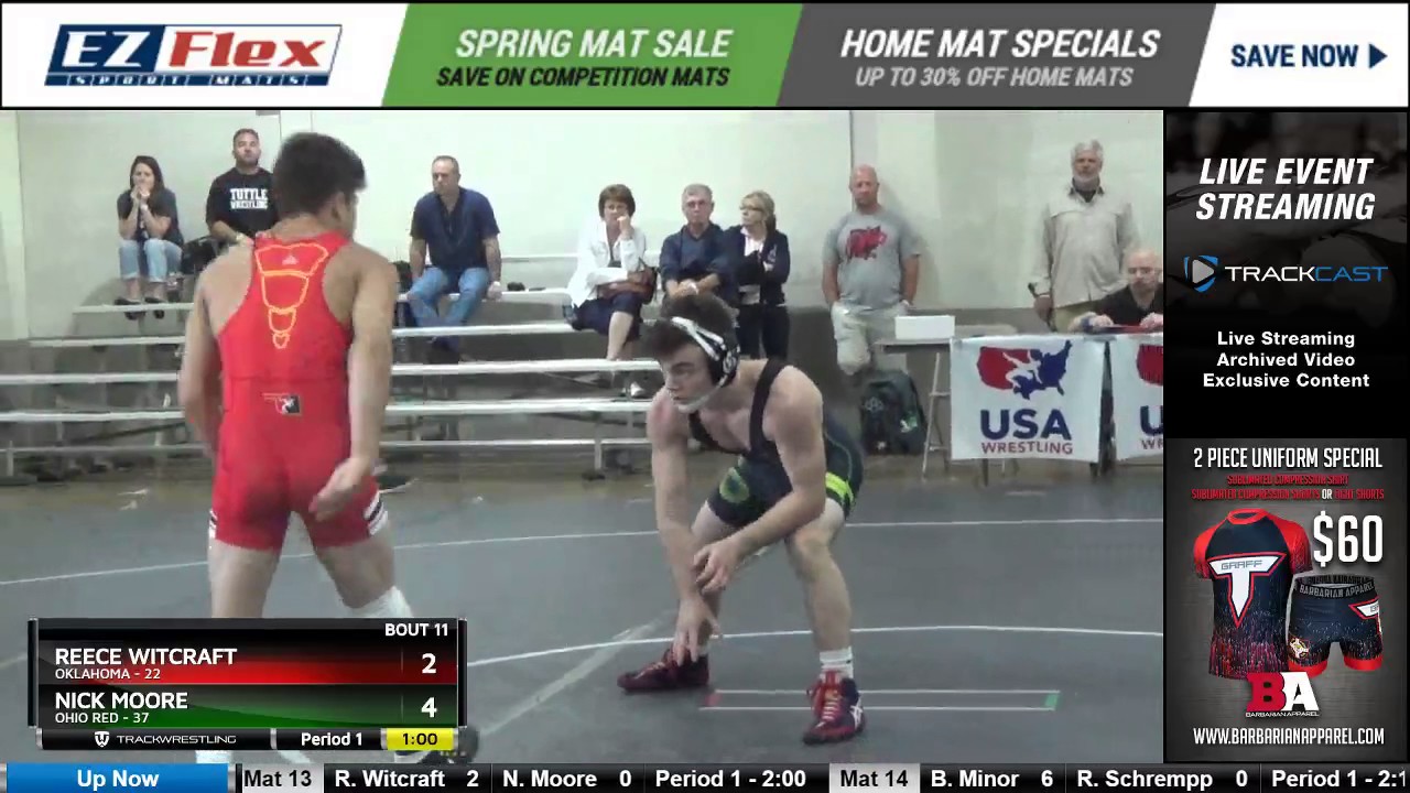 126 Reece Witcraft Oklahoma vs Nick Moore Ohio Red 8388850104 - YouTube