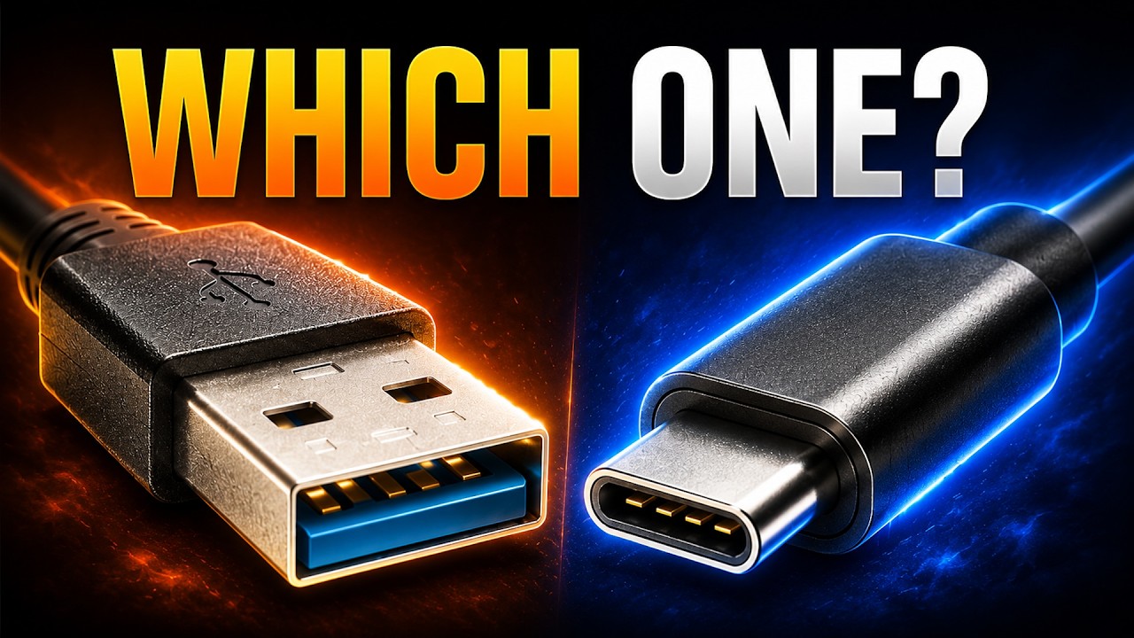 USB Type A vs USB Type C - YouTube