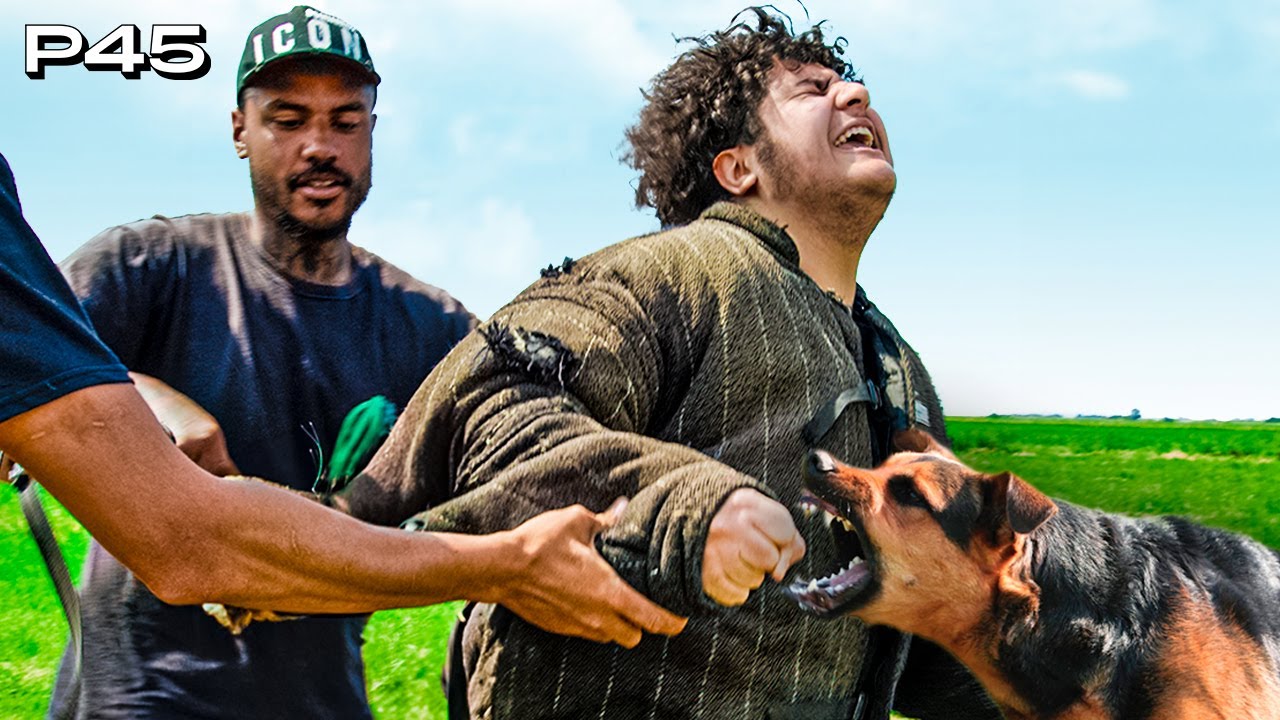 Krimoe Faces His Fear Of Dogs - YouTube