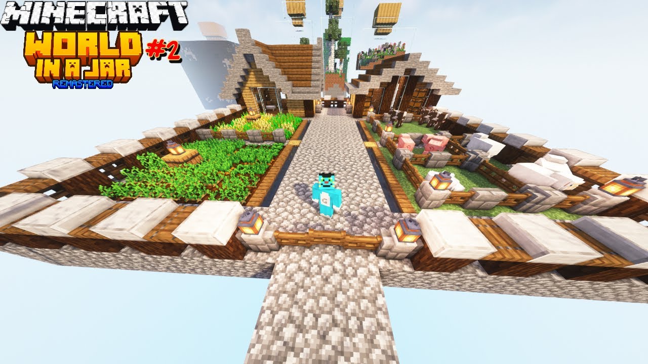 Making Survival Base In Jar World Minecraft - YouTube
