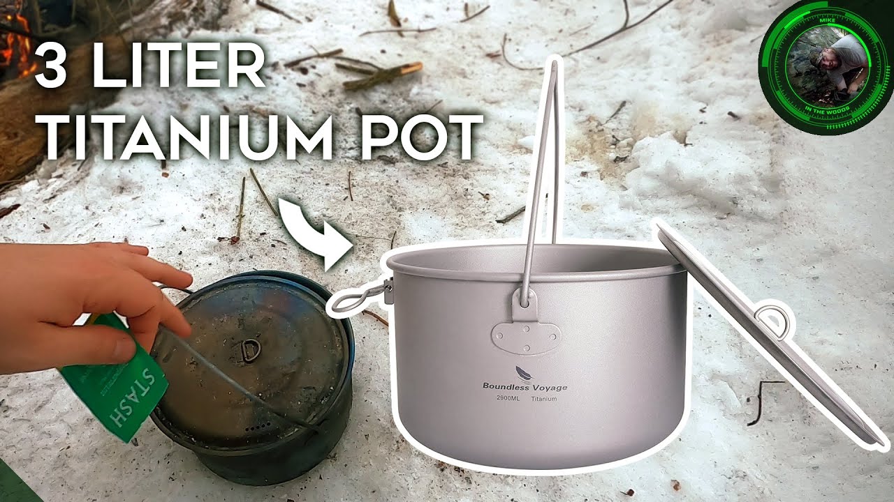Gear Review: Boundless Voyage 2900mL (3L) Titanium Cook Pot - Low Cost ...