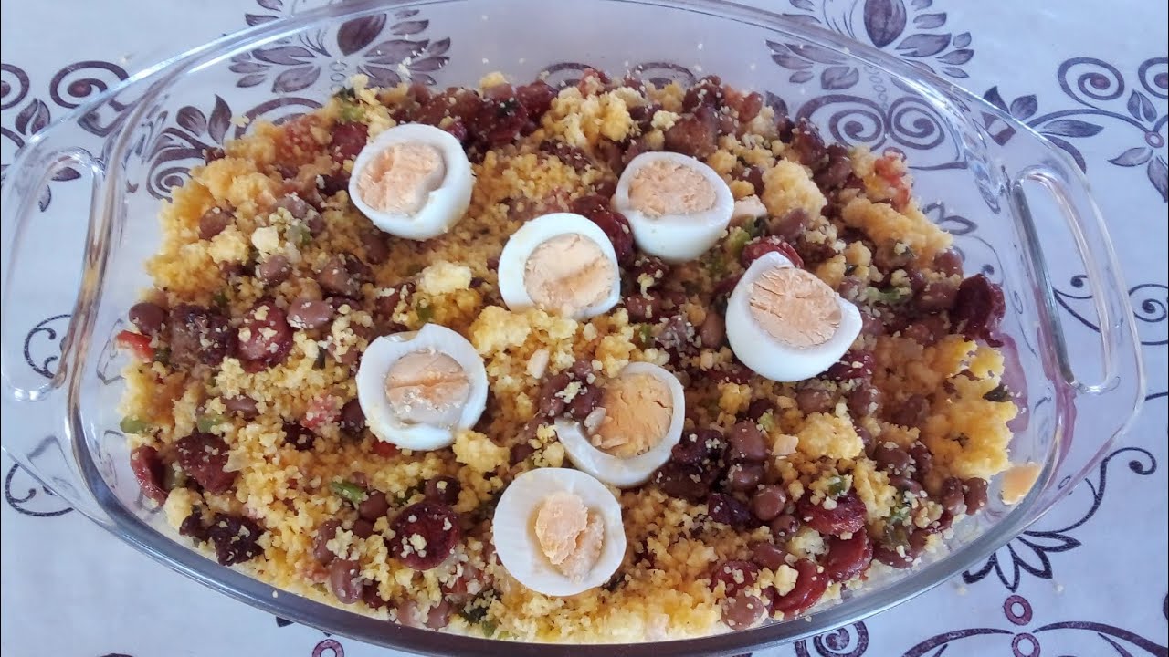 feijão tropeiro com cuscuz - YouTube