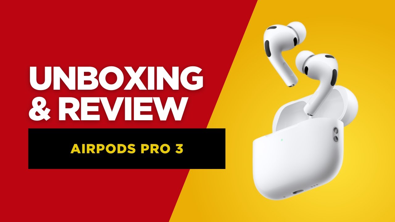 Unboxing Latest "AirPods Pro 3" | Full Review and Features Explained ...