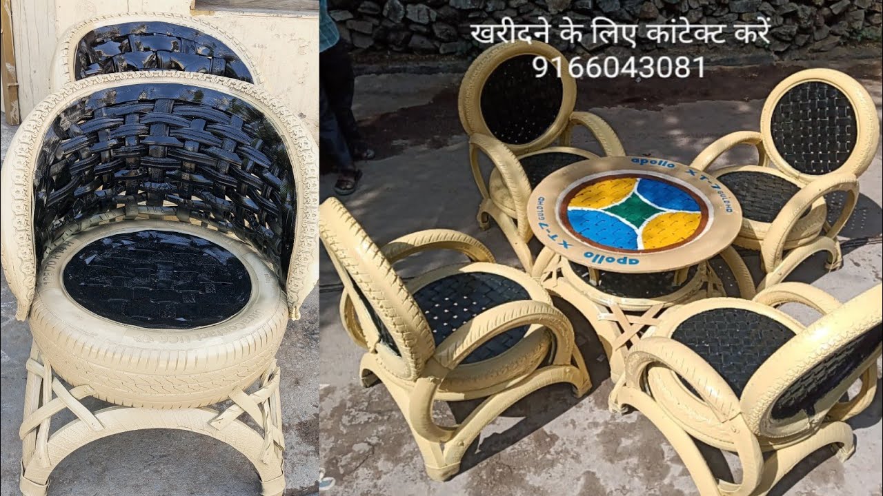 Craft tyre / Tyre chair furniture ideas garden ideas / tyre chair ...