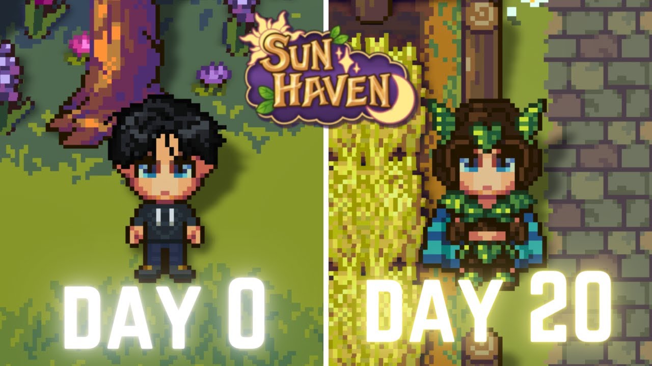 I played 100 days of Sun Haven (1/5) - YouTube