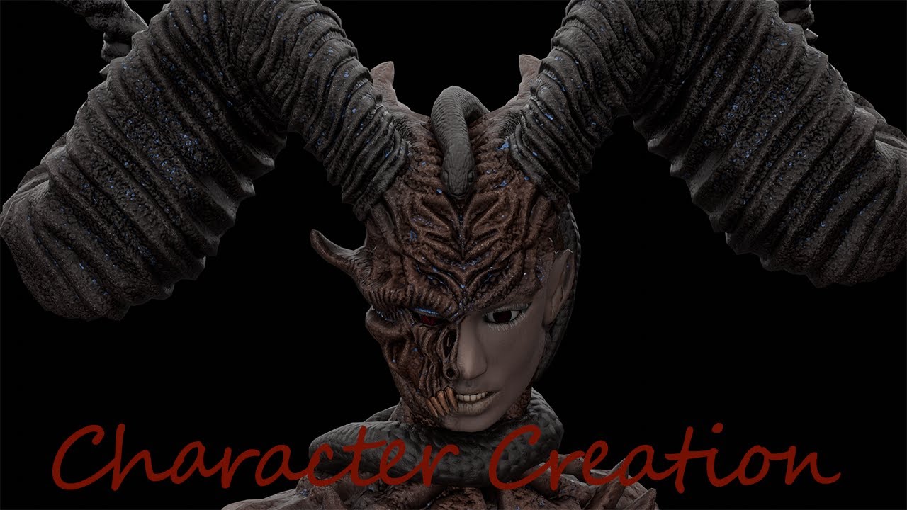 Character Creation Demon Lilith time-lapse - YouTube