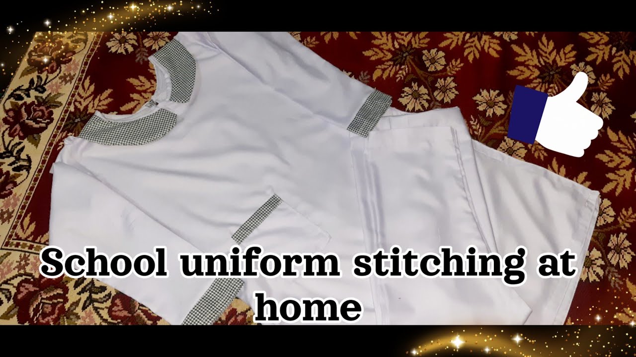 School uniform cutting and stitching - YouTube