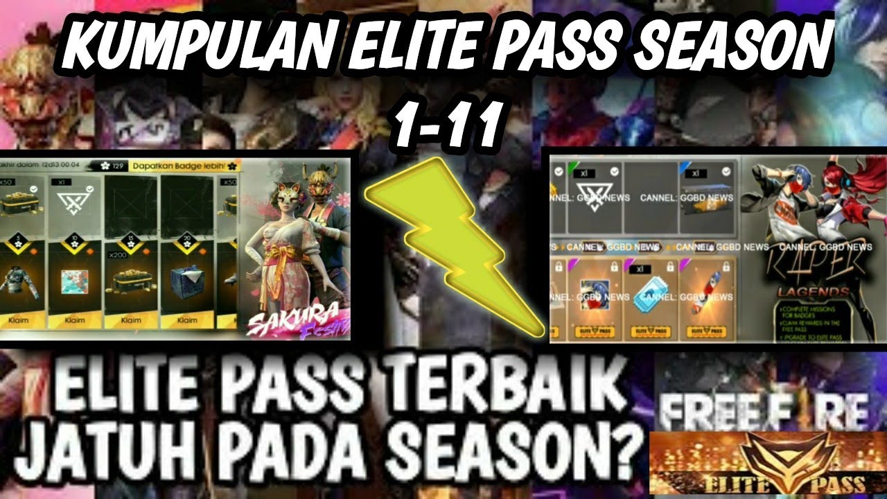 WAJIB NONTON !! INILAH KUMPULAN ELITE PASS SEASON 1-11, ELITE PASS ...