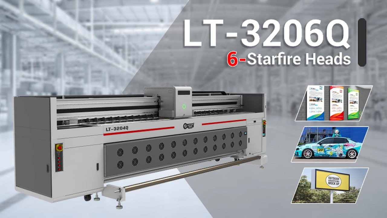 LETOP 3.2M Wide-Format Starfire Six-Head Inkjet Printer | Silent Double ...