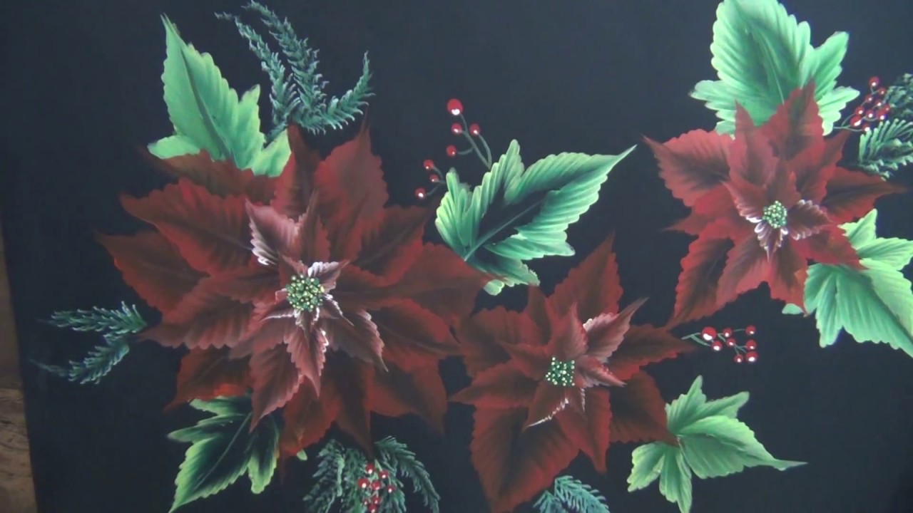 Christmas Drawing| Easy Christmas flower| how to draw Poinsettia ...