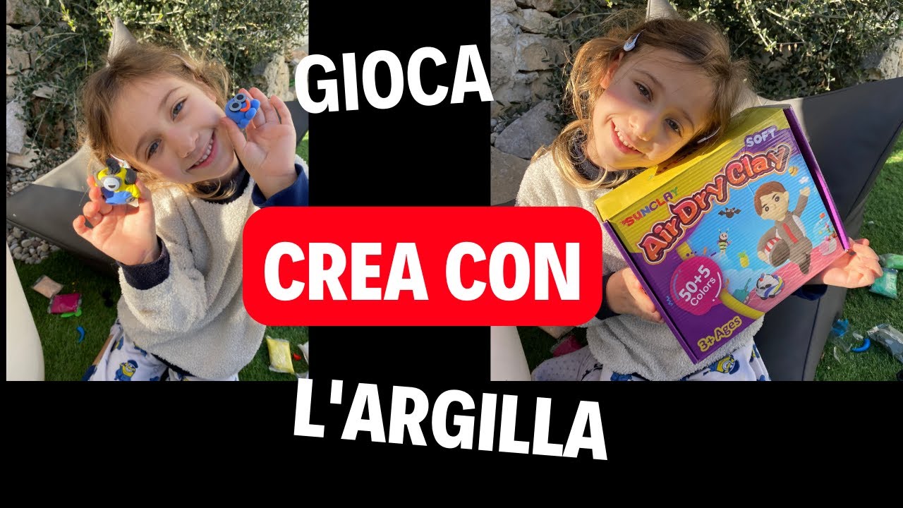 UNBOXING Argilla colorata da modellare, simile allo slime fluffy - YouTube