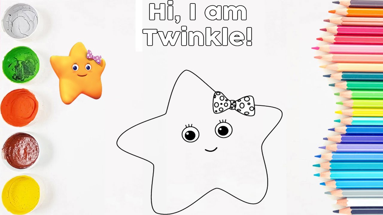How to Draw a Twinkle || Twinkle Star from LittleBabyBum || LBB ...