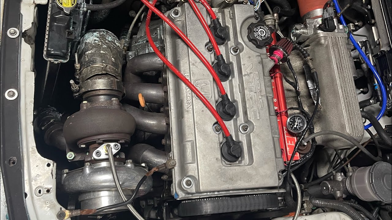 320hp Stock Block B20v 9psi… - YouTube