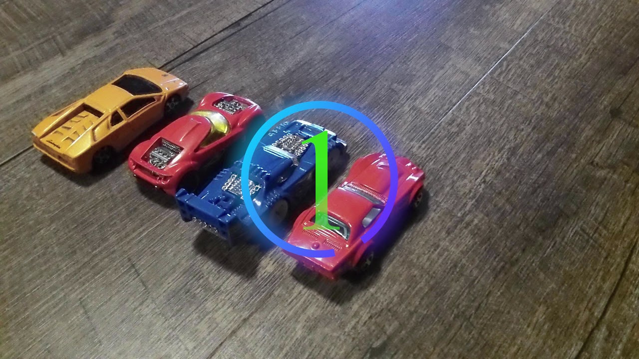 car race stop motion - YouTube