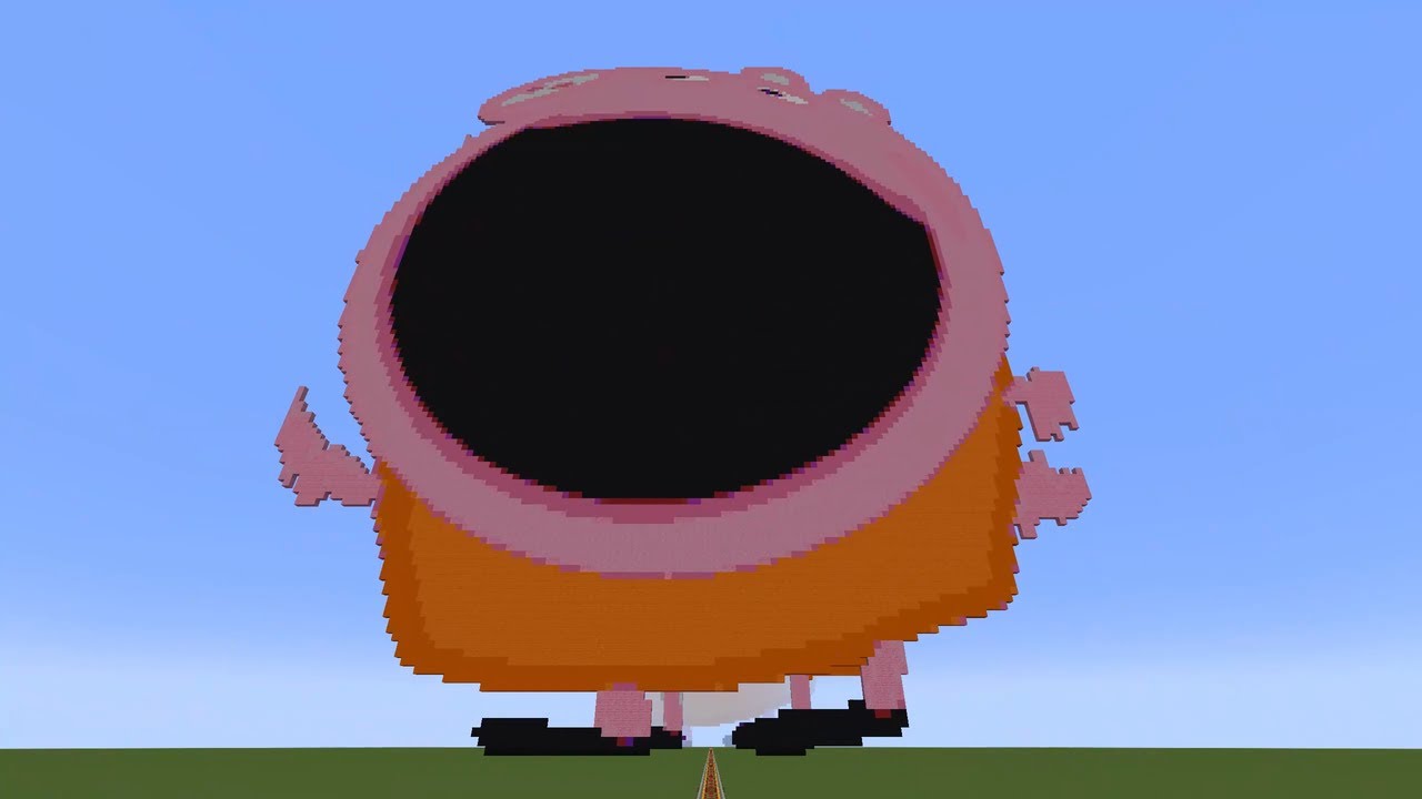 Minecraft Train Pop Peppa Pig Family - YouTube
