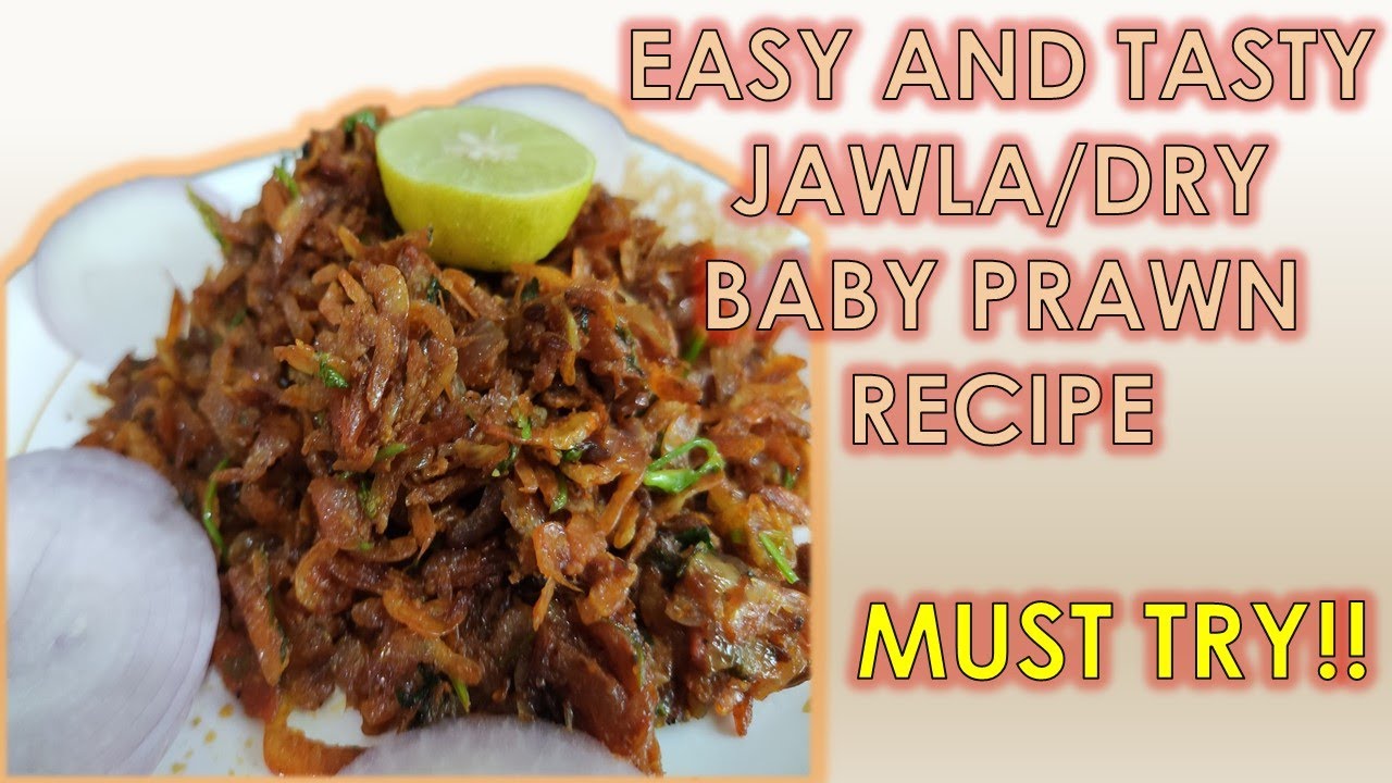 JAWLA / DRY BABY PRAWN RECIPE IN HINDI | EASY AND TASTY | VRUNDA'S ...