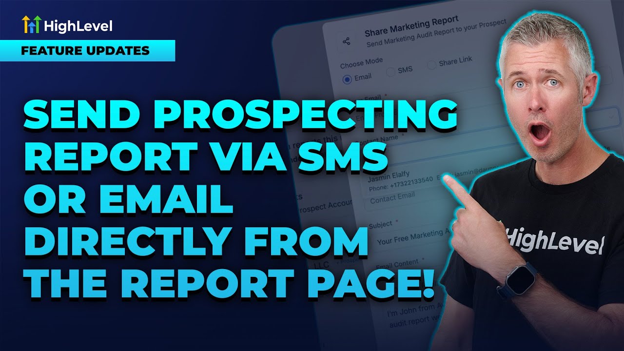Send Prospecting Report via SMS or Email Directly from the Report Page ...