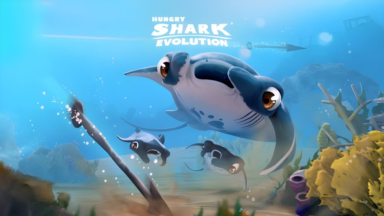 NEW BABY MANTA UNLOCKED AND BABY MANTA GAMEPLAY - Hungry Shark ...