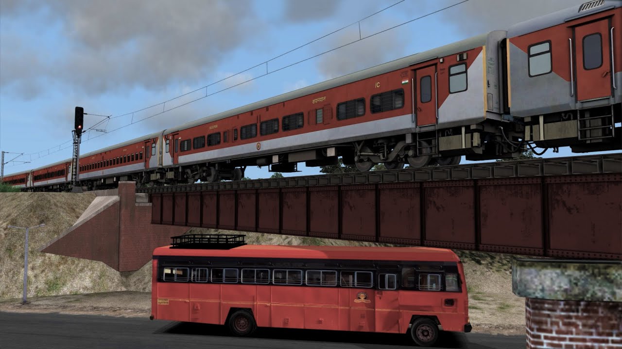 Indian Trail Simulator | Indian Train Game | Train Simulator 2023 ...