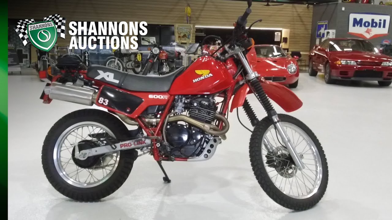 1983 Honda XL600R Solo Motorcycle - 2021 Shannons Winter Timed Online ...