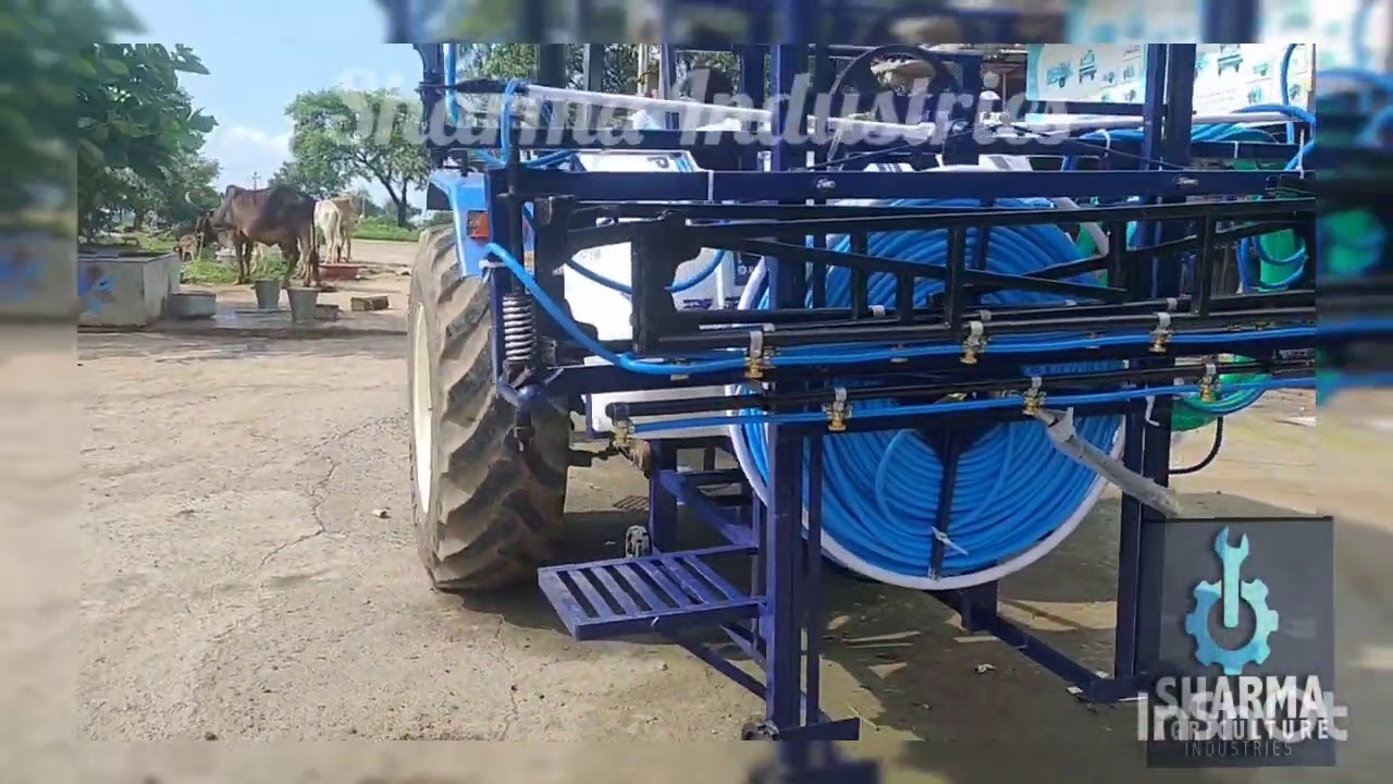 Boom Spray Machine Operated By All types of Tractor PTO (PART 1) - YouTube