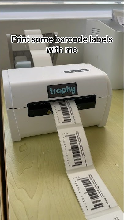 💰 How to print barcode labels at home - YouTube