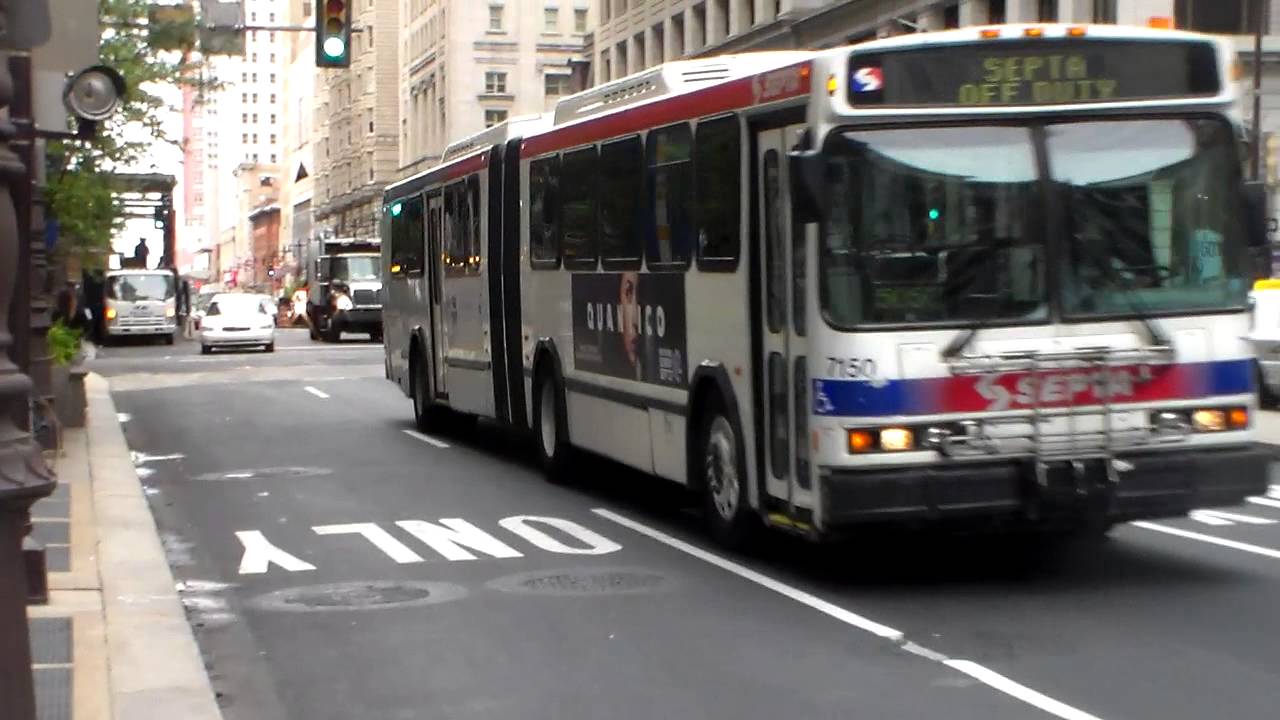 SEPTA BUS: NEOPLAN AN460 OQ 7150 - YouTube