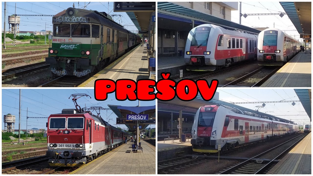 Vlaky Prešov (SK) • 5.6.2023 - YouTube