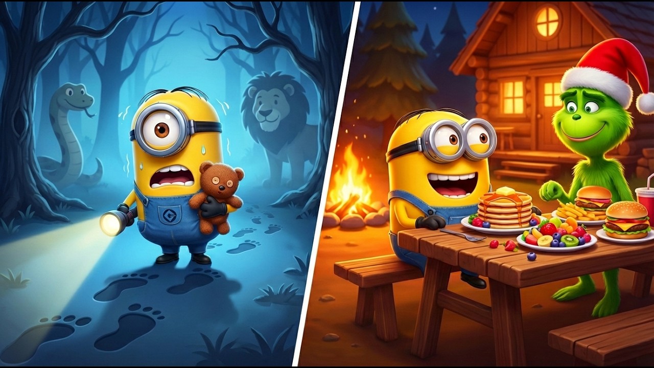 GRINCH Rescues a MINION from the Dark Forest! | Minion’s Adventurous ...