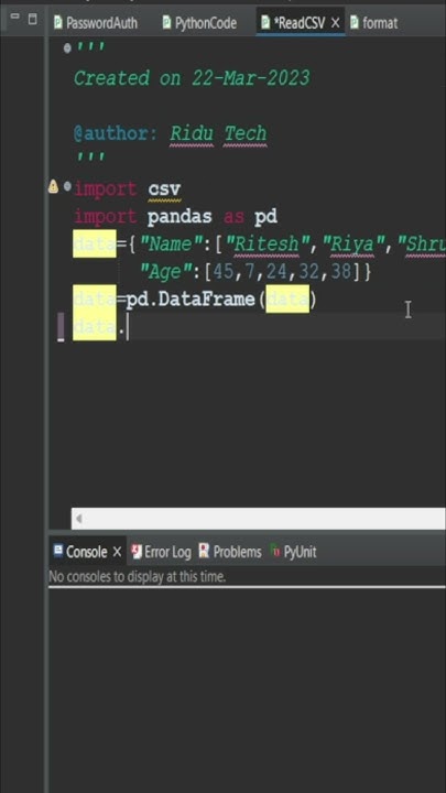 Python Code To Create A Csv File Shorts Viral Python Pythonprogramming Codinginterview