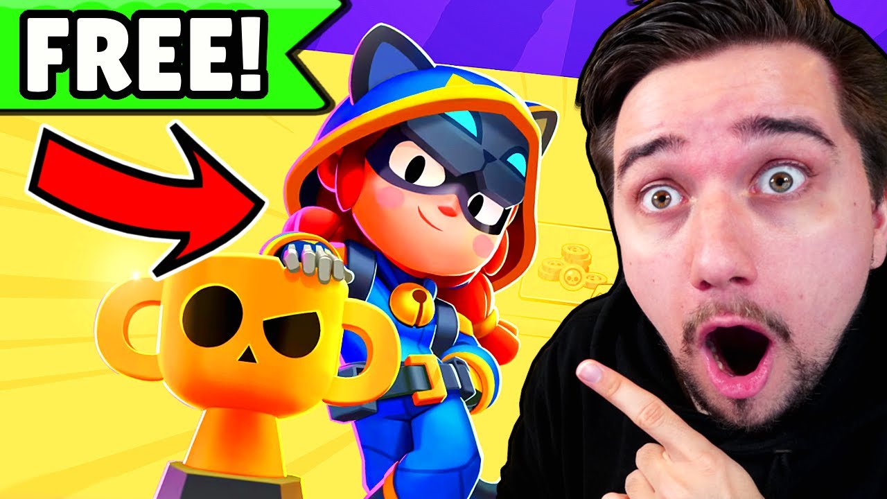 Jak získat SPECIÁLNÍ skin ZDARMA? Cat Burglar Jessie | Brawl Stars ...