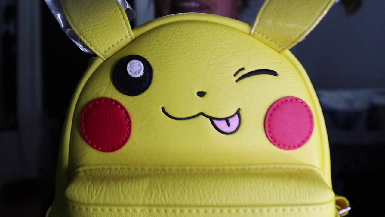Loungefly X Pokémon Pikachu Winking Backpack - YouTube